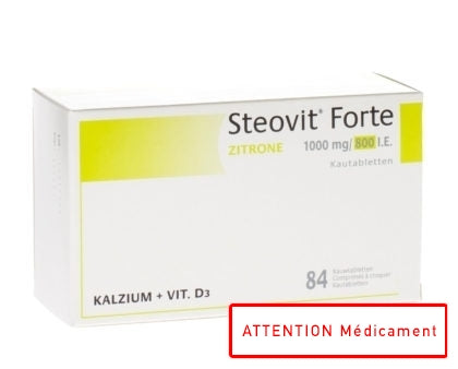 Steovit Forte 1000mg/800ui Comp Croq 84 – Ma Pharmacie
