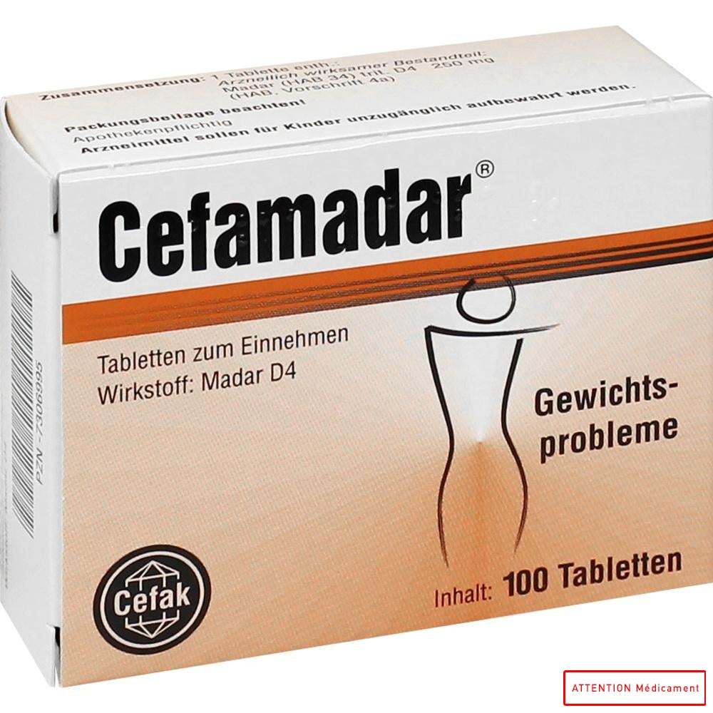CEFAMADAR D4 250 MG 100 CPR – Ma Pharmacie